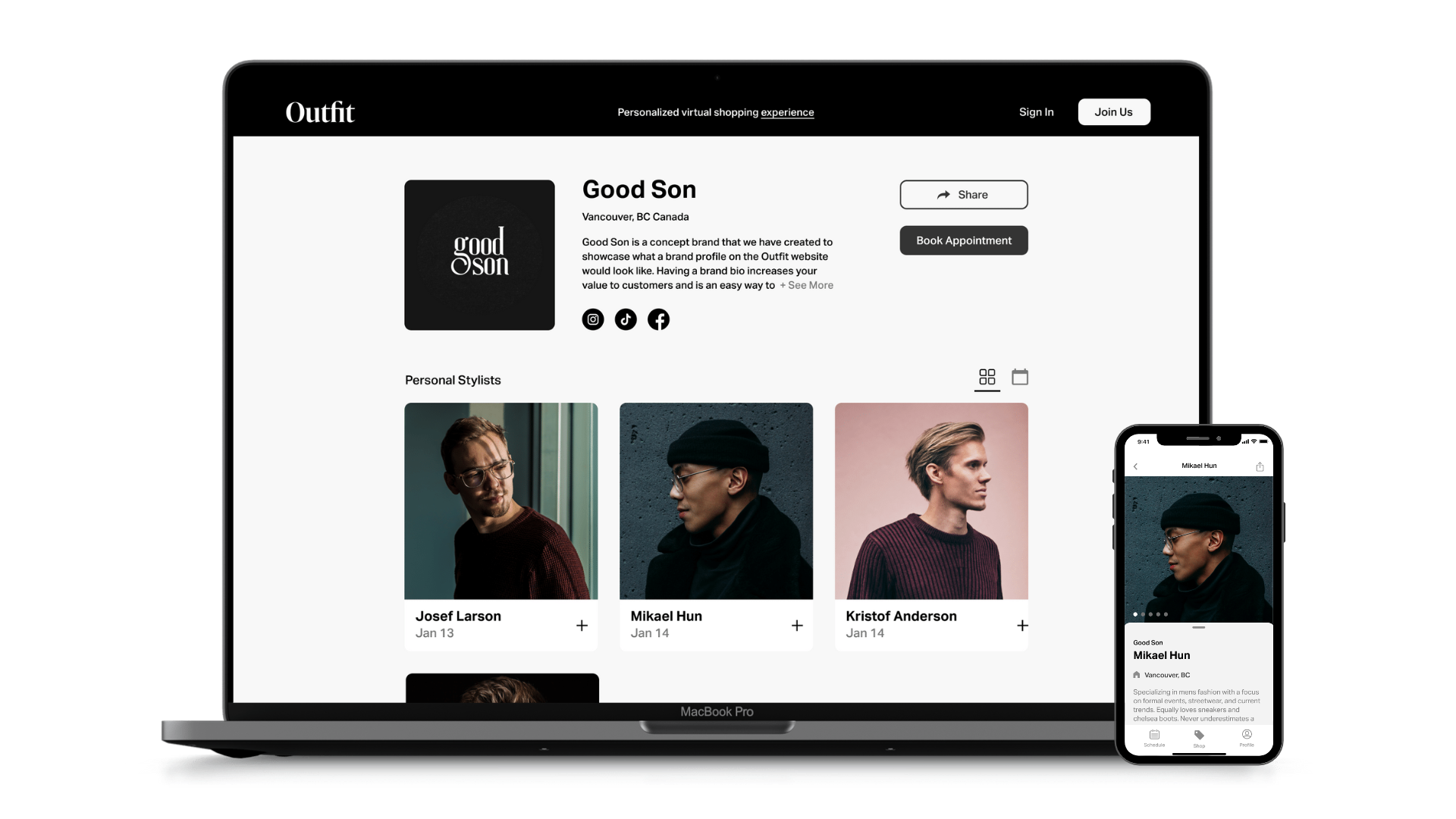 Building your Merchant (Brand) Booking Page – Outfit Technologies Inc.